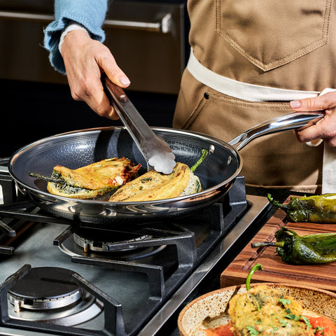 Sartén Hybrid de 10" (25 cm) | Utensilios de Cocina HexClad – HexClad ...